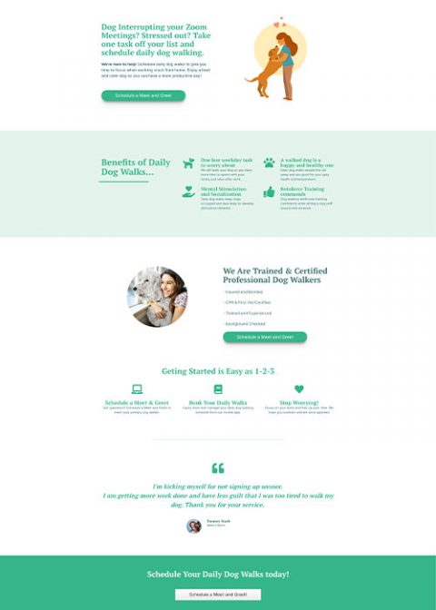 Landing Page Layouts | Webpage Layouts - Barketing Solutions