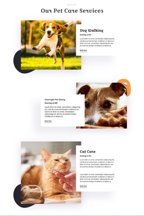 Services Page Layouts | Webpage Layouts - Barketing Solutions