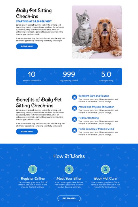 Individual Service Page Layouts | Webpage Layouts - Barketing Solutions